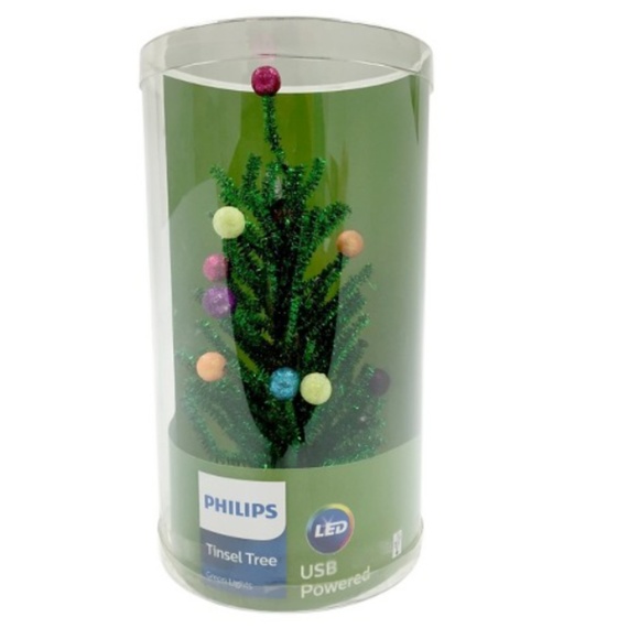 Philips | Holiday | New Usb Powered Tinsel Tree | Poshmark